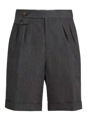 Brunello Cucinelli Double-pleat Tailored Shorts - Grey