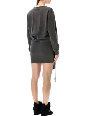 MARANT ETOILE Zae Mini Dress - Grey