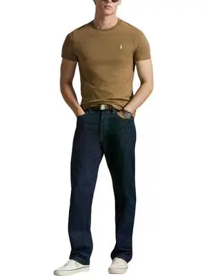 Polo Ralph Lauren Custom Slim Fit Crew-neck T-shirt - Brown