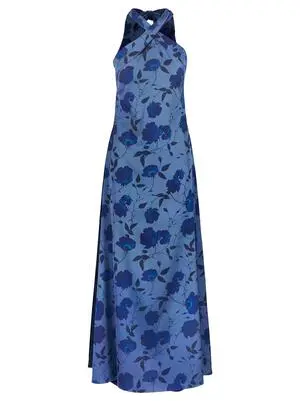 Sachin & Babi Laurant Floral-pattern Maxi Dress - Blue