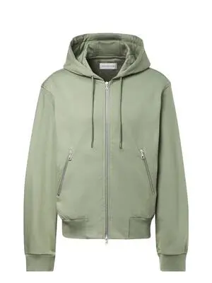 Dries Van Noten Cotton Zip-up Hoodie - Green