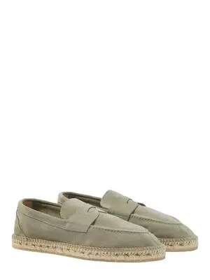 LARDINI Suede Espadrilles - Green