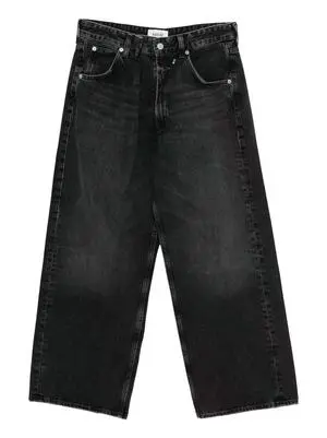 AGOLDE Vana Wide Leg Jeans - Black