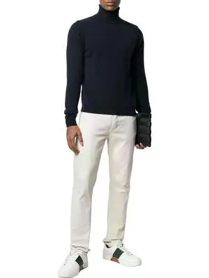 Malo Turtleneck Jumper - Blue