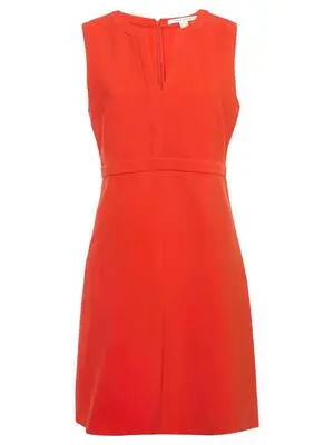 Diane Von Furstenberg V-neck Sleeveless Zip Fastening Dress - Red