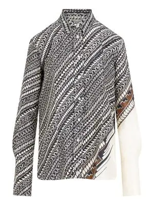 HEIRLOME Alex' Printed Silk Shirt - Multi