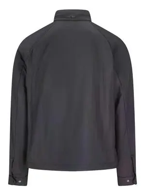 Herno Zip-up Jacket With High Neck And Buttoned Cuffs - Blue