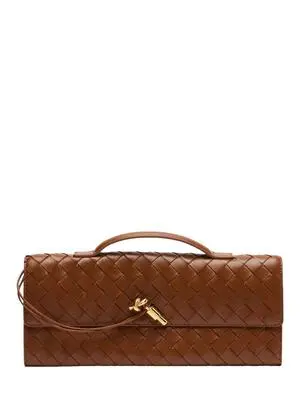 BOTTEGA VENETA Bottega Veneta Intrecciato Leather Clutch