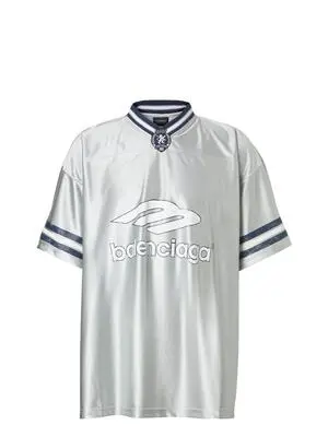 Balenciaga 3b Sports Icon Jersey - Silver