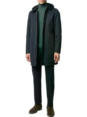 DELL'OGLIO Marvin Hooded Parka - Blue