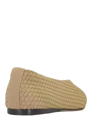 NAGHEDI Strada Pointed-toe Ballet Flats - Neutrals