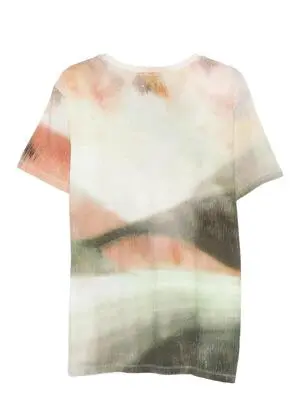 MARANT Graphic Print T-shirt - Neutrals