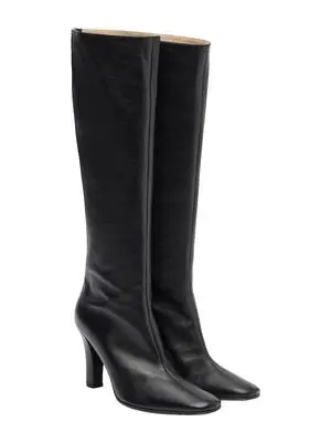 THE ROW Mona Knee-high Boots - Black