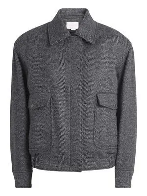 Stella McCartney Wool Herringbone Field Jacket - Grey