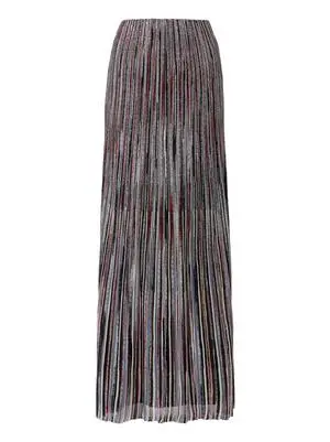 Missoni Striped Lame Maxi Skirt - Multicoloured