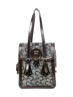 Celine Logo Pattern Tote Bag - Grey