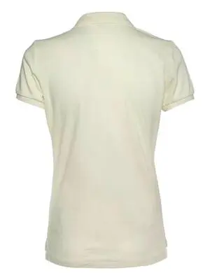 Polo Ralph Lauren Polo Ralph Lauren Vintage Logo Embroidered Cotton Polo Shirt Neutrals