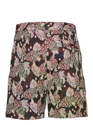 Henrik Vibskov Floral Jacquard Shorts - Blue