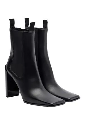 Alaïa Leather Chelsea Boots - Black