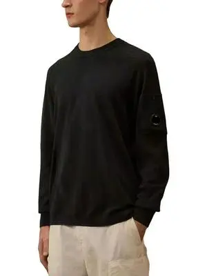 C.P. COMPANY Sleeve Pocket Sweater - Grey