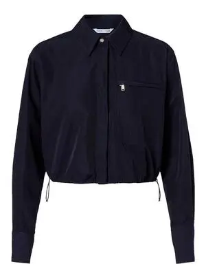 Veronica Beard Wilfred Technical Taffeta Shirt - Blue
