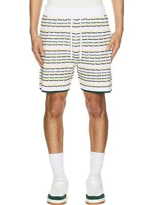 Casablanca Tuck Stitch Shorts - Multi