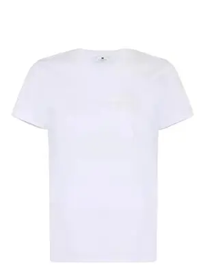 Elisabetta Franchi Embroidered Logo T-shirt - Neutrals