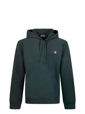 Carhartt Work In Progress Logo-Embroidered Hoodie Green
