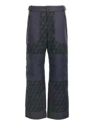Fendi Ff Ski Trousers - Blue