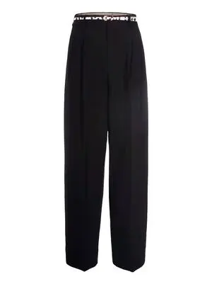 Max Mara Belted Trousers - Black