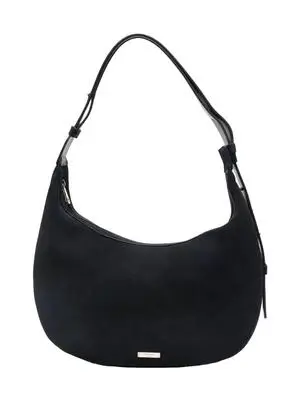 ASPINAL OF LONDON Hudson Crescent Shoulder Bag - Blue