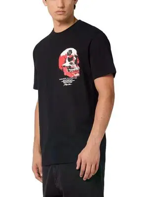 Philipp Plein Printed Round-neck T-shirt - Black
