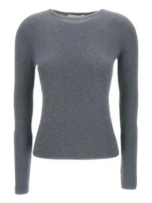 LISA YANG Lisa Yang Ribbed Knit Long Sleeve Top