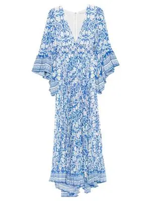 Alice + Olivia Selene Pleated Dress - Multicolour
