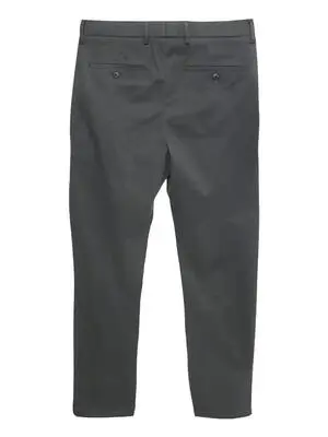 CHARLES TYRWHITT Cotton Gabardine Trousers - Grey