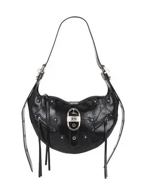 Jw Pei Tessa Crushed Shoulder Bag Black