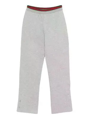 Gucci Cotton Button Detail Track Pants - Neutrals