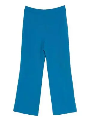 Etro High Waisted Flared Trousers - Blue