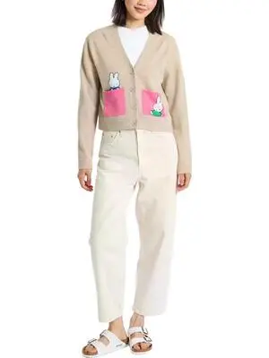 Chinti & Parker Pocket Detail Cardigan - Neutrals