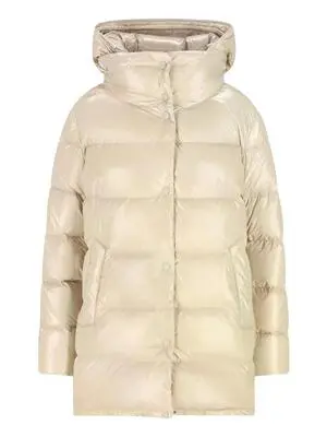 Herno Hooded Padded Coat - Neutrals