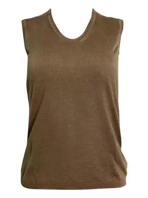 Saint Laurent Knitted Top - Brown