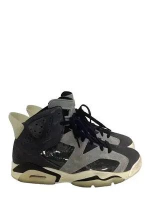 Nike Air Jordan 6 Retro High Top Sneakers - Grey