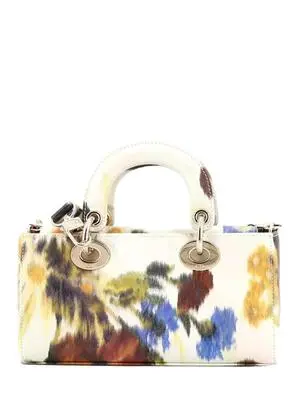 Dior Lady D-joy Bag Printed Leather Small Satchel - Multicolour