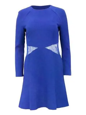 Sandro Lace-detail Dress - Blue