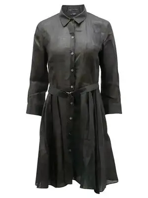 THEORY Theory Belted Shirt Dress