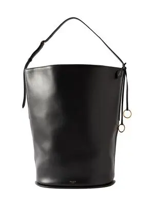 Alaïa Hip' Leather Bucket Bag - Black