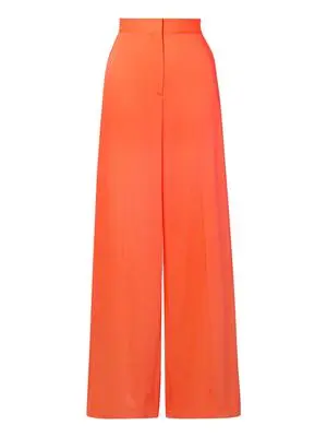 Christopher John Rogers Twill Wide-leg Pants - Orange