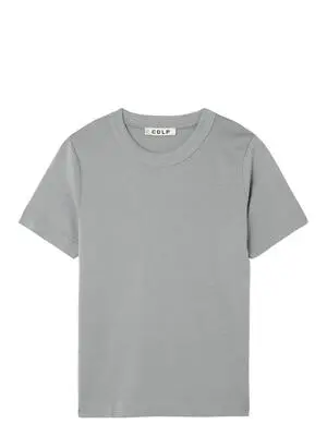 CDLP Tencel™ Lyocell And Cotton-blend Crewneck T-shirt - Gray