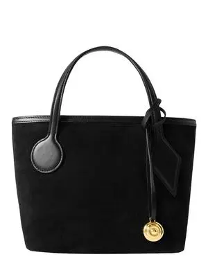 LIFFNER Sprout Micro Embellished Suede Tote - Black