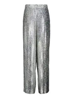 Stella McCartney Patterned Fil-coupé Trousers - Silver